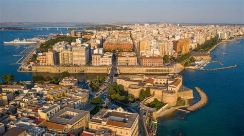 Inside Taranto Italy Ancient Landscape Of The Old Town Of Taranto From