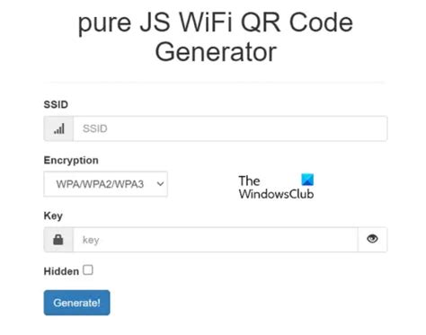 how to create a printable qr code for your wi fi password