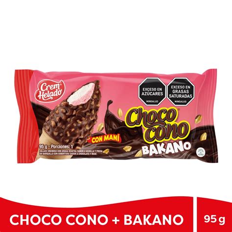 Cono Chococono Bakano Crem Helado