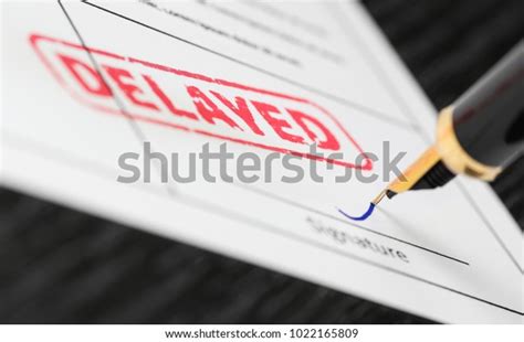 Delay In Documentation Images Stock Photos D Objects Vectors Shutterstock