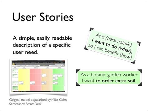 Personas Scenarios User Stories