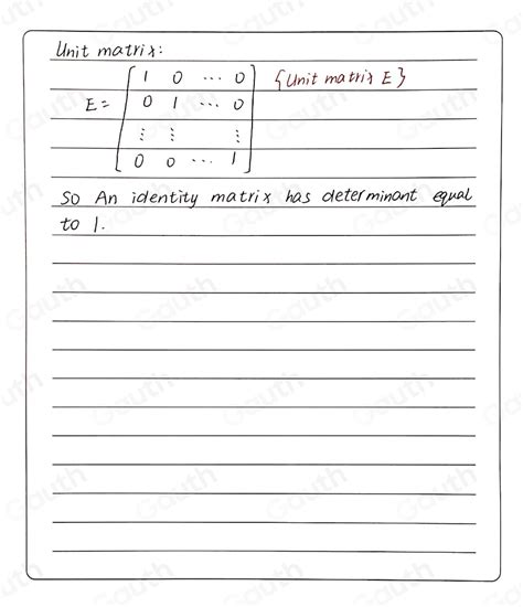 Solved Which Of The Following Is False About Square Matrices A Zero Matrix Has Determinant