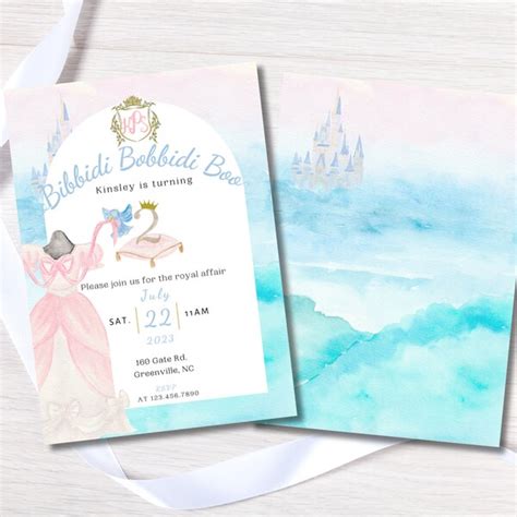 Bippity Boppity Two Birthday Invite Etsy