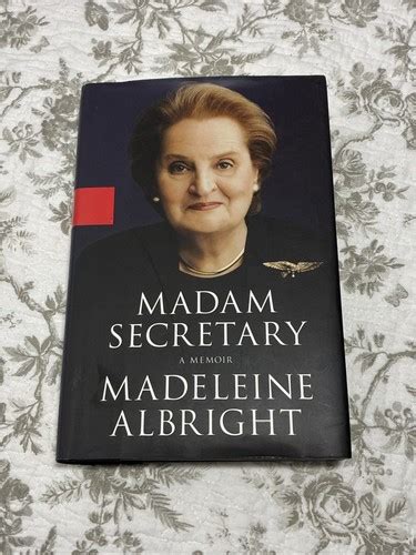 Madame Secretary A Memoir Madeleine Albright Hardcover Like New
