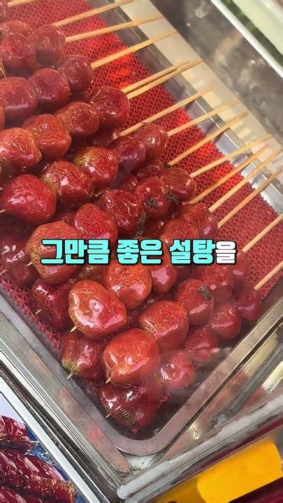 조금 충격적인 중국의 탕후루 Youtube
