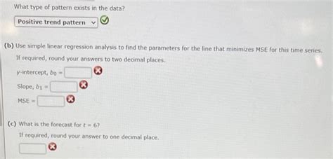 Solved Consider The Following Time Series A Choose The