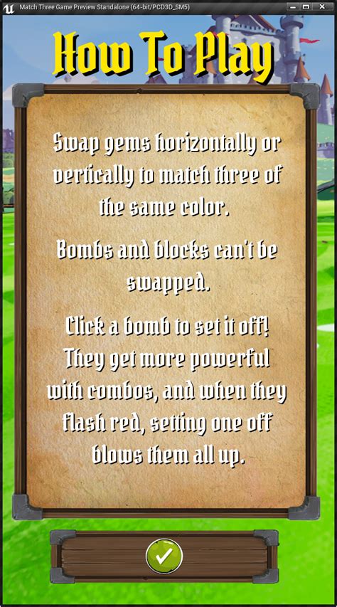 Creating The Ui For Unreal Match 3 Unreal Engine Documentation