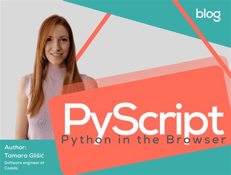 Pyscript Python In The Browser Blog Codolis