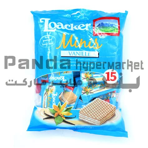 Loacker Minis Vanilla Biscuit 150gm Panda Qa