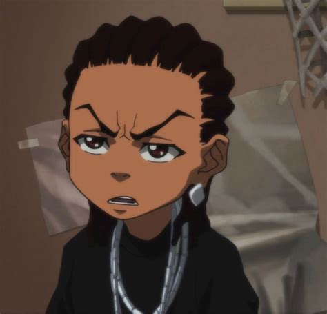 Pin By Nzed 971 On Wallpaper The Boondocks Cartoon Cartoon Profile Pics Black Cartoon Characters