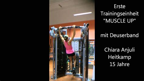 Muscle Up First Training Session Girl 15 Years Old Youtube