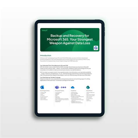 Keepit Backup And Recovery For Microsoft 365 Keepit