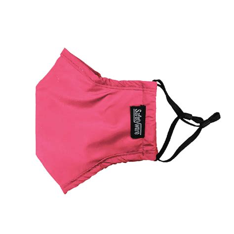 Safetyware 3 Layer Premium Pink Fabric Face Mask Safetyware Group