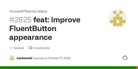 Feat Improve Fluentbutton Appearance · Microsoft Fluentui Blazor
