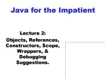 Ppt Objects References Constructors Scope Wrappers Powerpoint