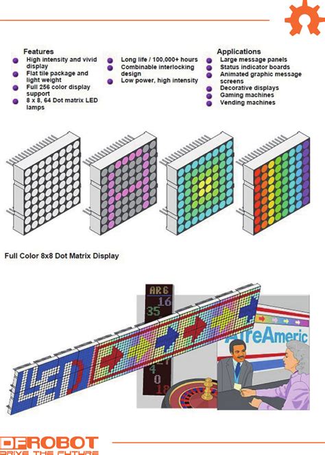88 Led Rgb Matrix Datasheet By Dfrobot Digi Key Electronics