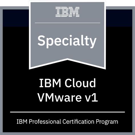 IBM Cloud For VMware V Specialty Credly