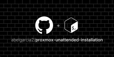 Github Abelgarcia2proxmox Unattended Installation This Project Allows You To Automate