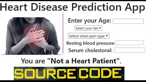 Heart Disease Prediction Project Using Machine Learning Algorithms Flask Deployment