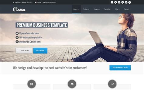 download themes bootstrap3 responsive website pixma responsive