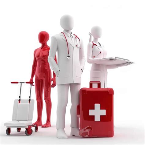 Premium AI Image Virtual Healing A 3d Character Doctor In Digital