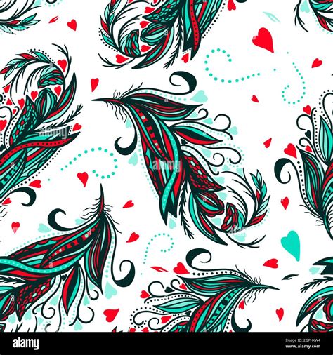 Abstract Beautiful Pen Seamless Background Vector Illustration Stock Vector Image Art Alamy