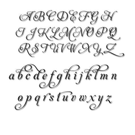 Old English Cursive Script