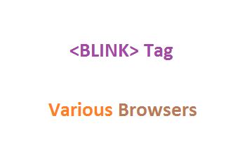 How To Blink Text In Html For Various Browsers Codingslover Programming Blog Tutorials