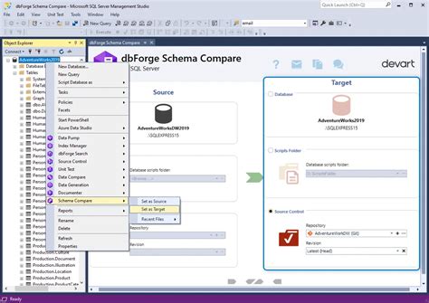 Sql Compare Schema Comparison Tool To Diff Sql Databases