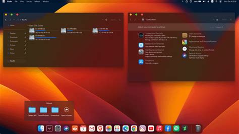 Windows 11 Mac Theme With Glass Effect Rdesktops