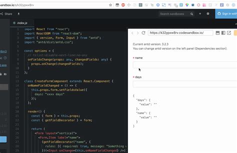 Tfieldsvalue Doesnt Update The State In The Calling Component