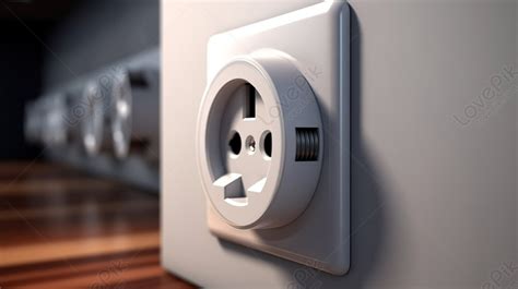 플러그와 소켓을 갖춘 3d 렌더링 일러스트레이션 배경으로 전력 강화 연결 배경 네트워크 케이블 배경 전선 배경 이미지 Hd 연결 네트워크 케이블 전원 공급 장치