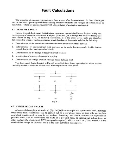Fault Calculation Pdf