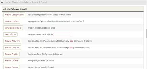 Howto Configure CSF With CPanel Server