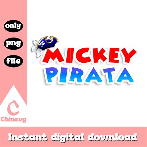 Mickey Mouse Pirata Design Png Mickey Mouse Pirata Png Chinsvg