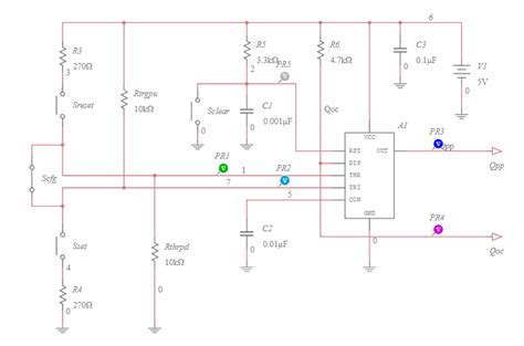 Timer Set Reset Latch Multisim Live