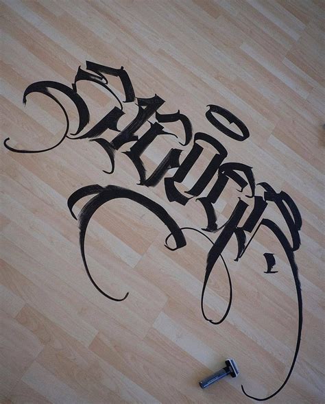 Handstyler Theres Art In A Tag Tattoo Lettering Fonts Graffiti