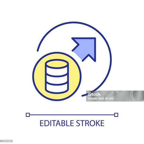 Database Scalability Rgb Color Icon Stock Illustration Download Image Now Cloud Computing