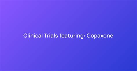 Copaxone Everything You Need To Know Power