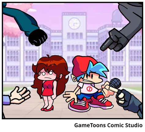 Fnf Logic Player And Gf Was Shocked Of Angry Mob By Dangerpenfold On Deviantart