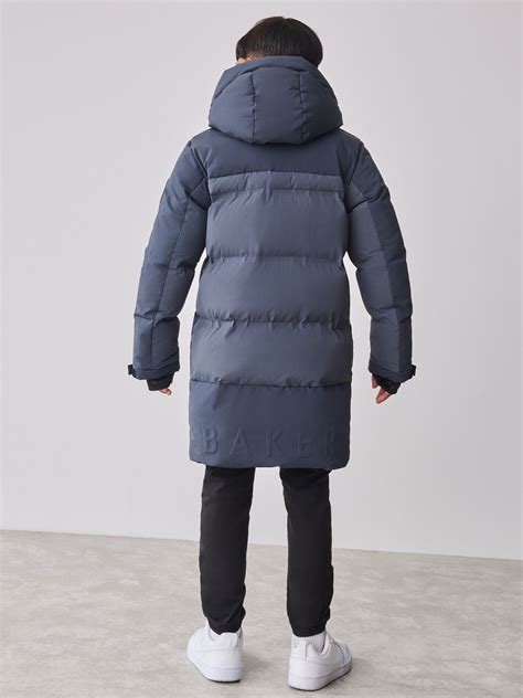 Buy Baker By Ted Baker Shower Resistant Longline Padded Coat From The