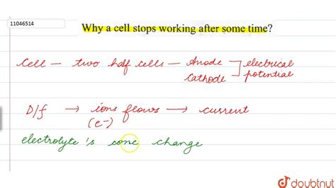 Why A Cell Stops Working After Some Time Youtube