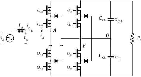 The Single Phase Npc Inverter Topology Download Scientific Diagram