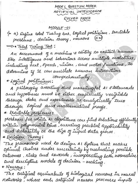 Vtucode In Bad402 Model Paper Solution 2022 Scheme Pdf