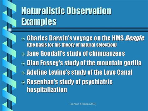Observation Examples Love Canal Hms Beagle