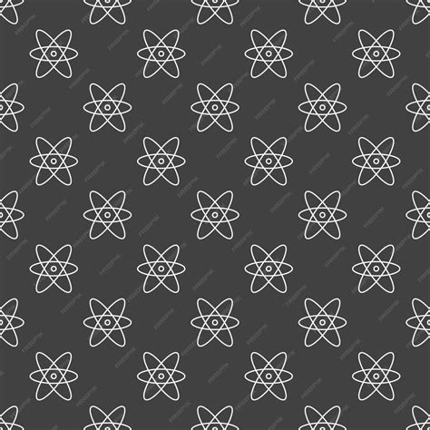 Premium Vector Dark Atom Vector Seamless Pattern Or Background Premium Vector Dark Atom Vector Seamless Pattern Or Background