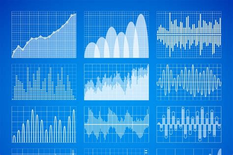 Statistic Business Data Graphs Charts Vector Set Information Infogr By Microvector