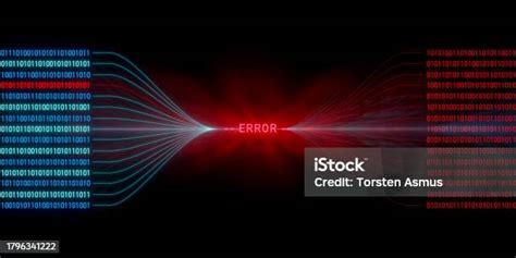 error binary code system message stock illustration download image