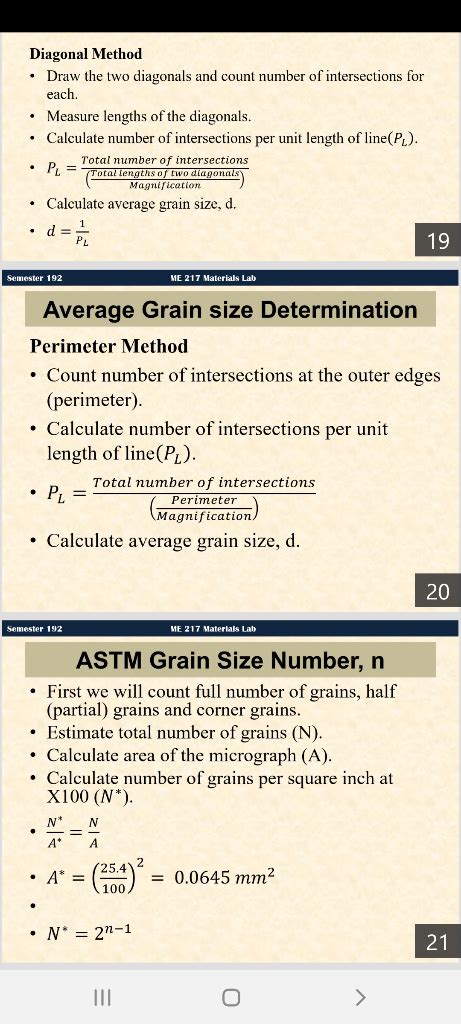 Solved Estimate A The Average Grain Size Using Chegg Com