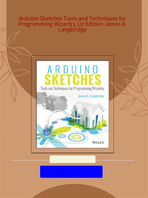 Arduino Sketches Tools And Techniques For Programming Wizardry 1st